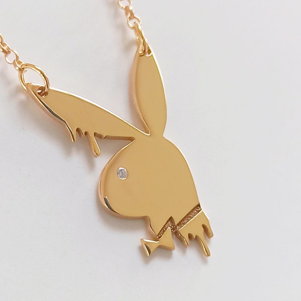 Drippy Playboy Bunny Svg - Etsy