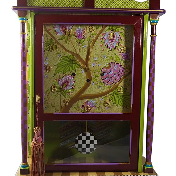 Hand Painted Clock - Etsy