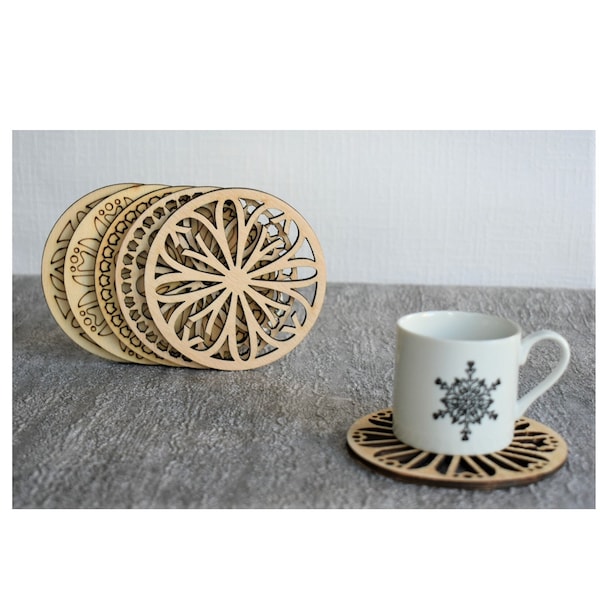 Svg Files for Laser Engraved Coasters - Etsy