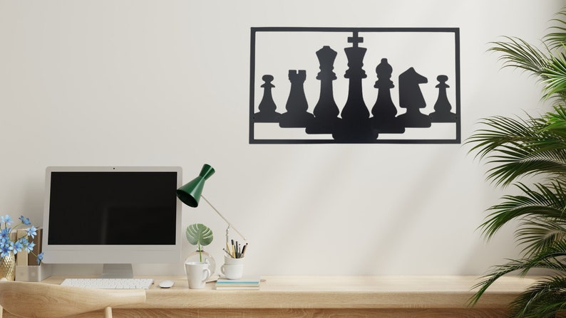 Chess Svg Digital-chess Cut Dxf File Wall Sticker-digital - Etsy