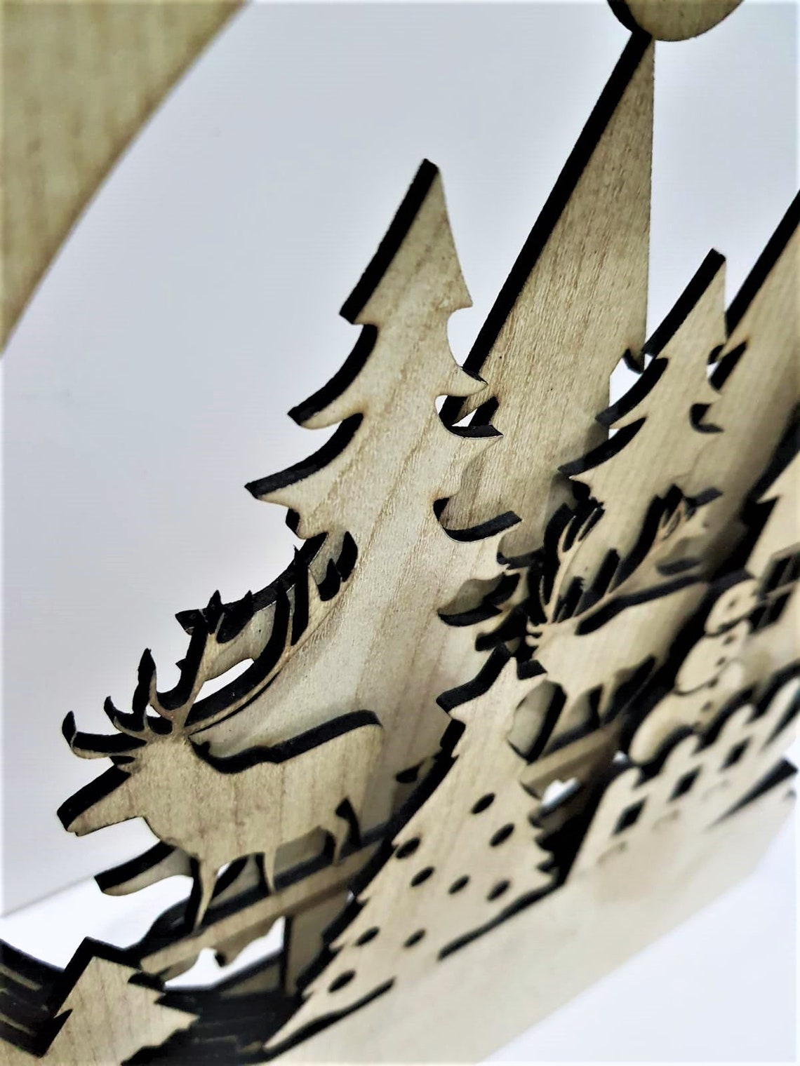 Wood Decorative New Year-cnc Vector Plan Diy-christmas Gift - Etsy