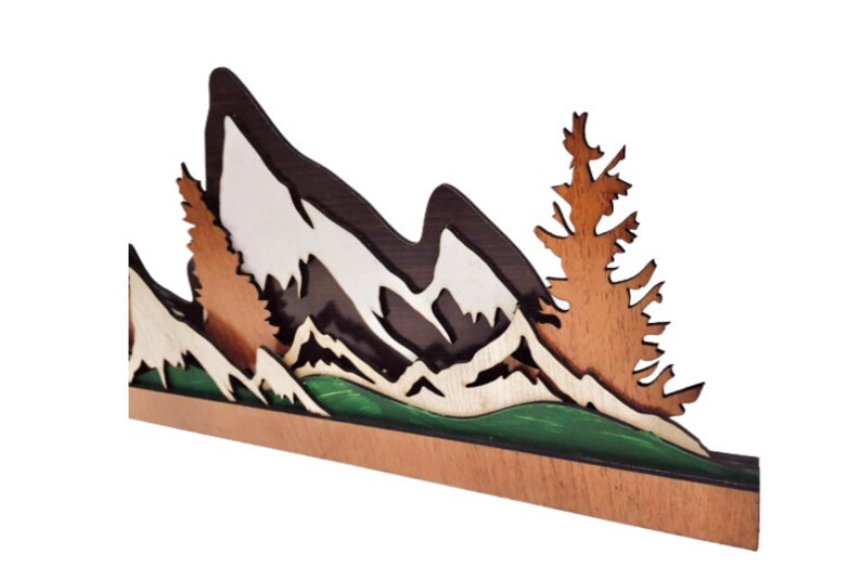 Digital File Wood Layered Forest, Glowing Forest CNC-DXF-SVG, Forest ...