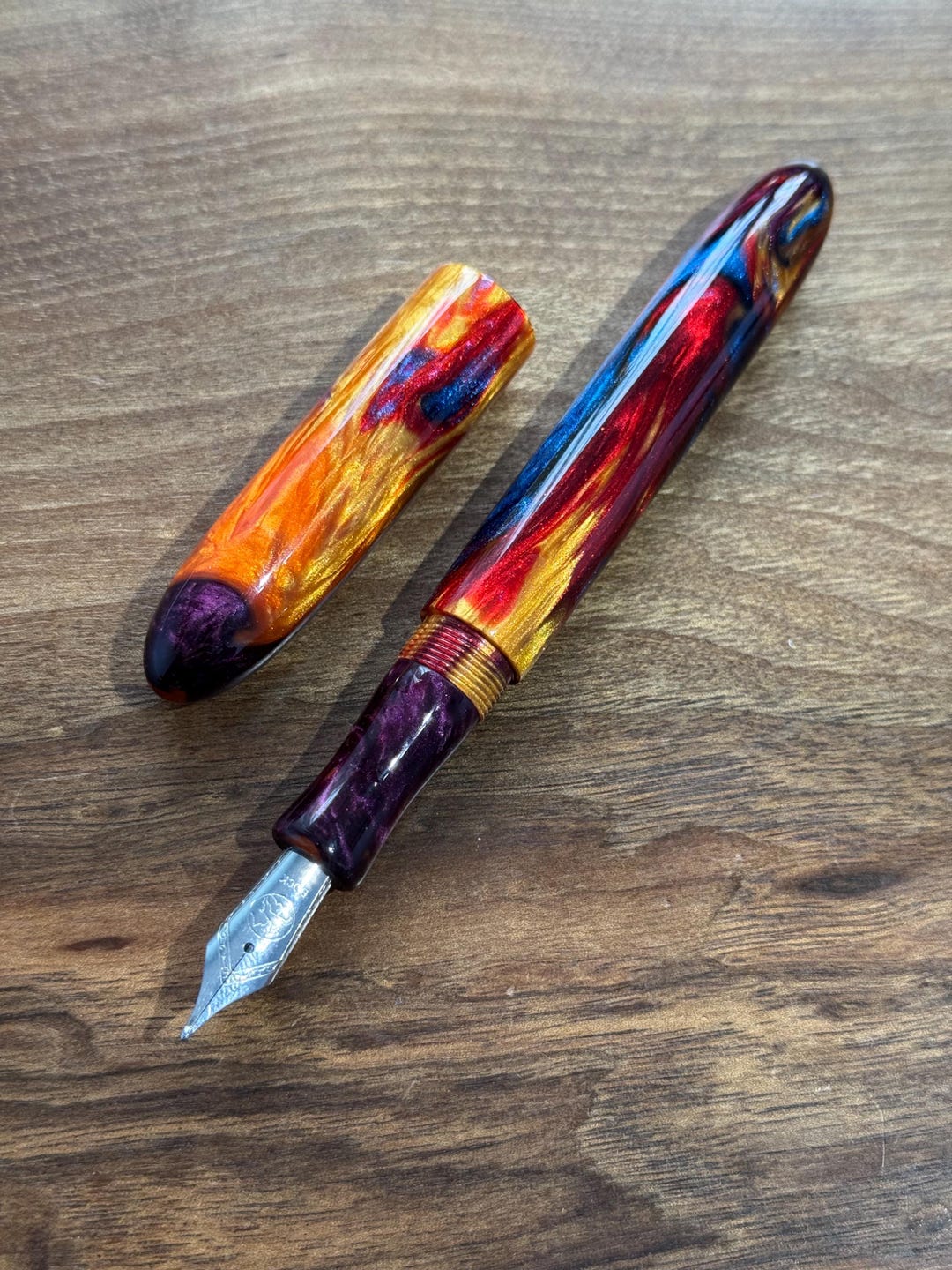 Handmade 'omnicolor' Fountain Pen - Etsy