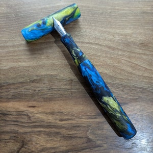 Handmade 'abalone X' Fountain Pen in Matte Finish - Etsy