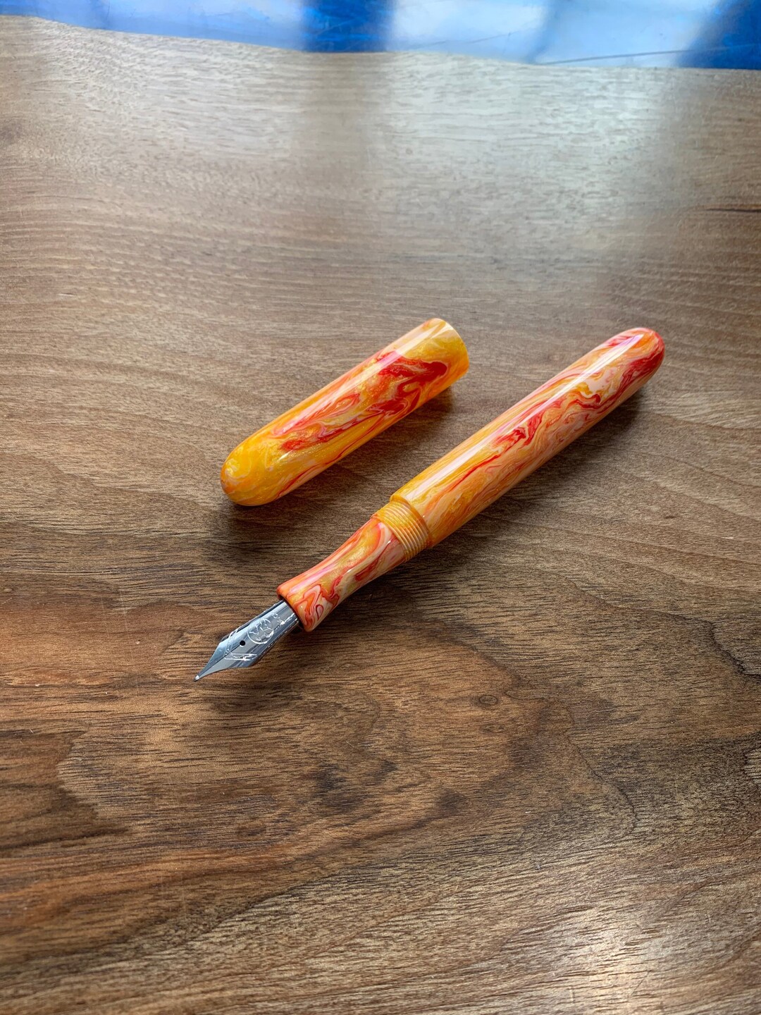 Handmade 'peaches and Cream' Fountain Pen - Etsy