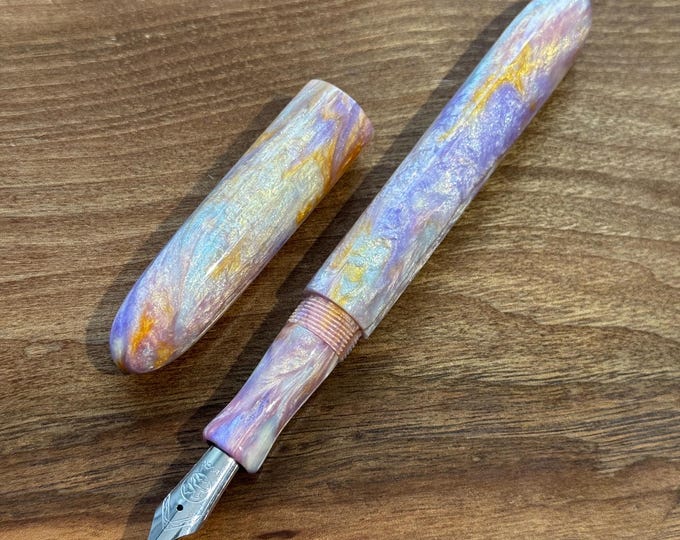 Handmade 'golden Ballerina' Fountain Pen - Etsy