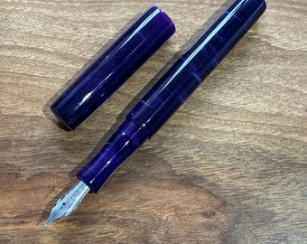 Handmade Deep Red Striped Fountain Pen - Etsy