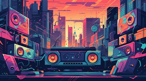 Hip Hop City Background