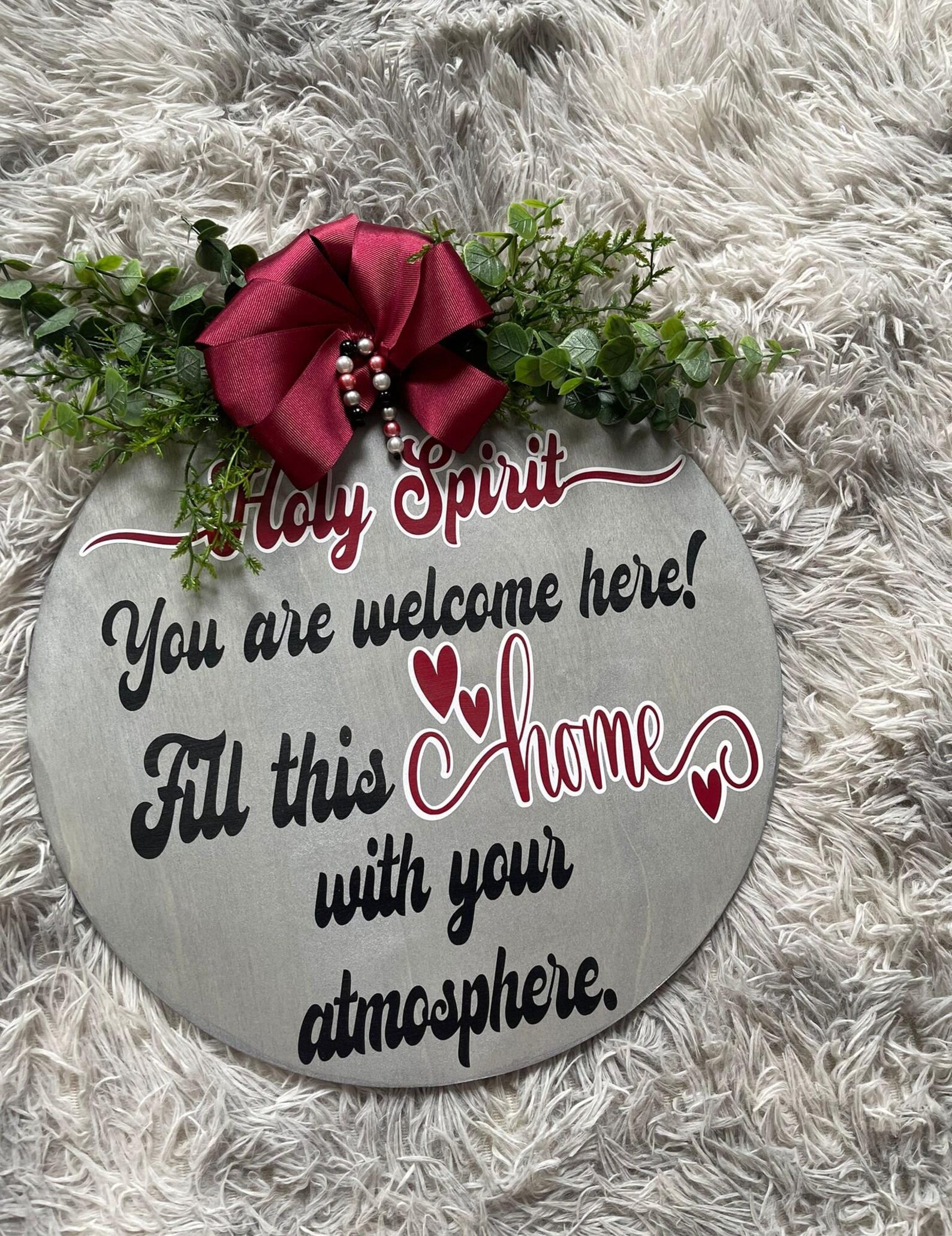 Front Door Decor | Holy Spirit Activate | Christian/religious ...