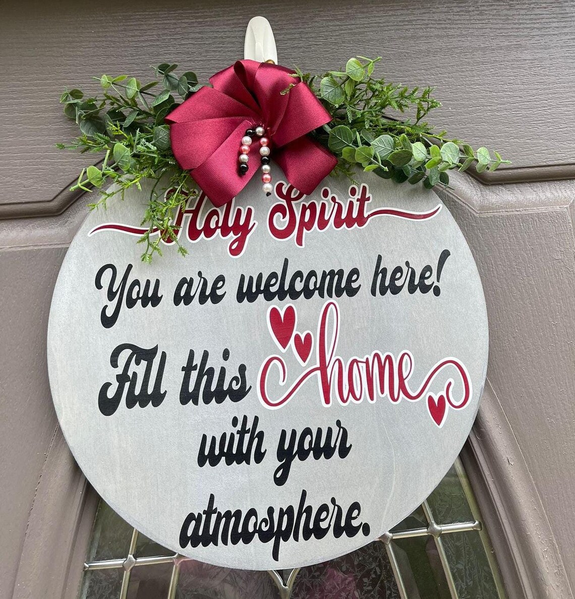 Front Door Decor | Holy Spirit Activate | Christian/religious ...