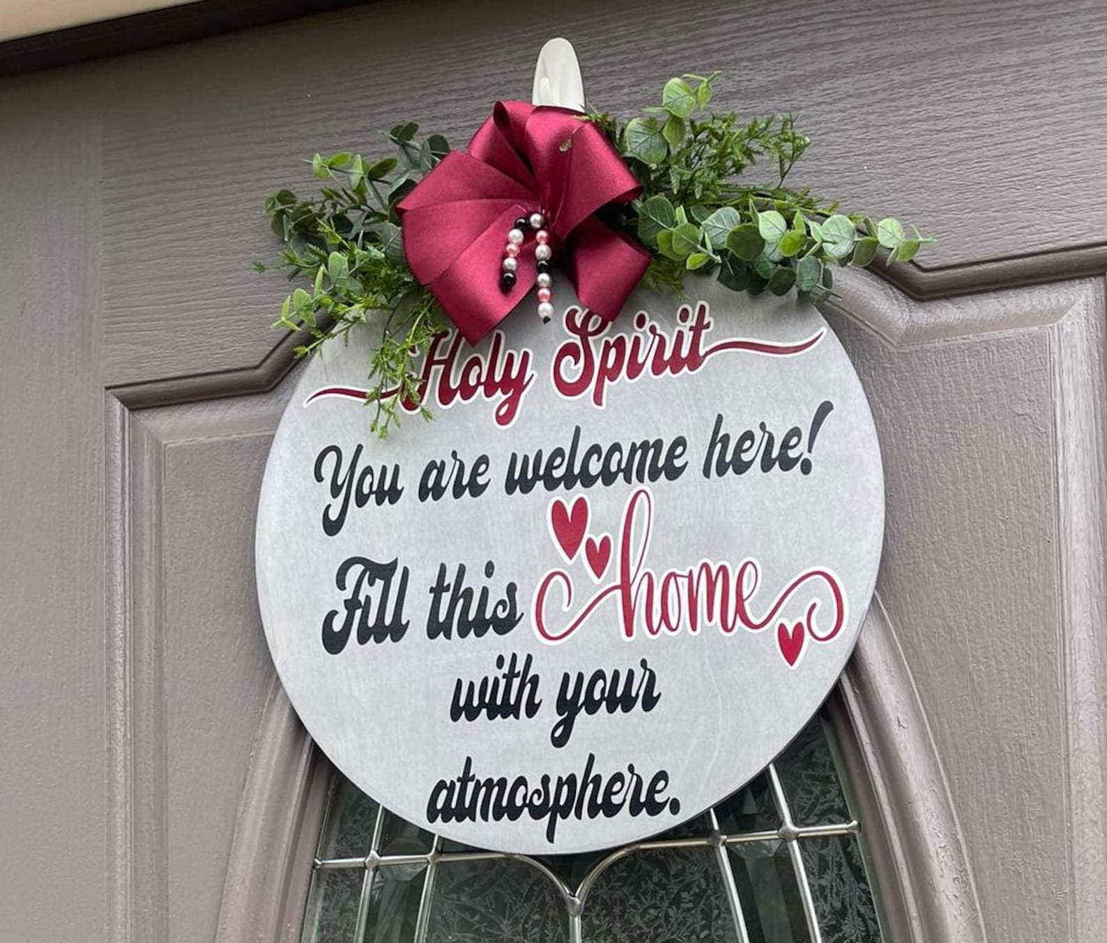 Front Door Decor | Holy Spirit Activate | Christian/religious ...