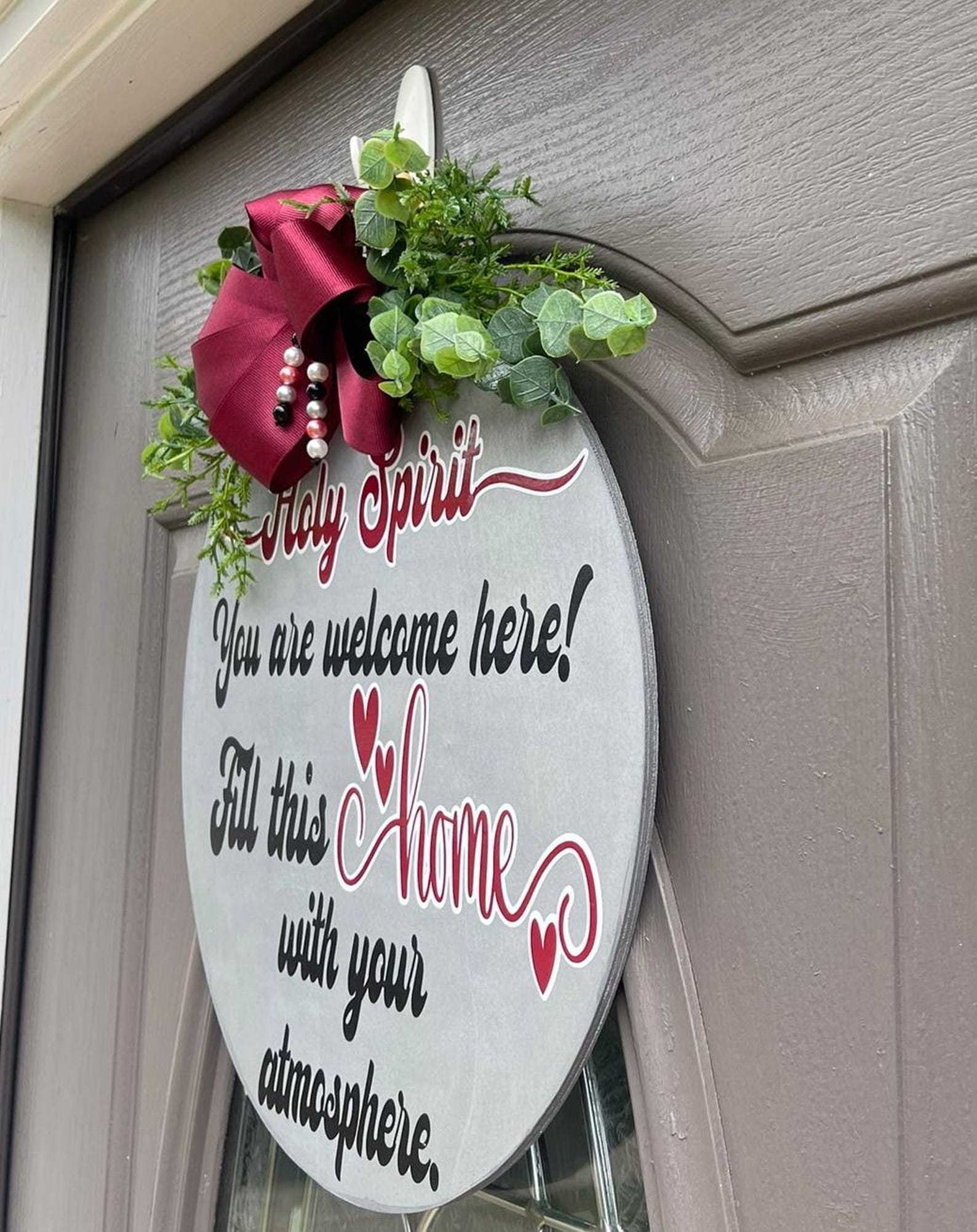Front Door Decor | Holy Spirit Activate | Christian/religious ...