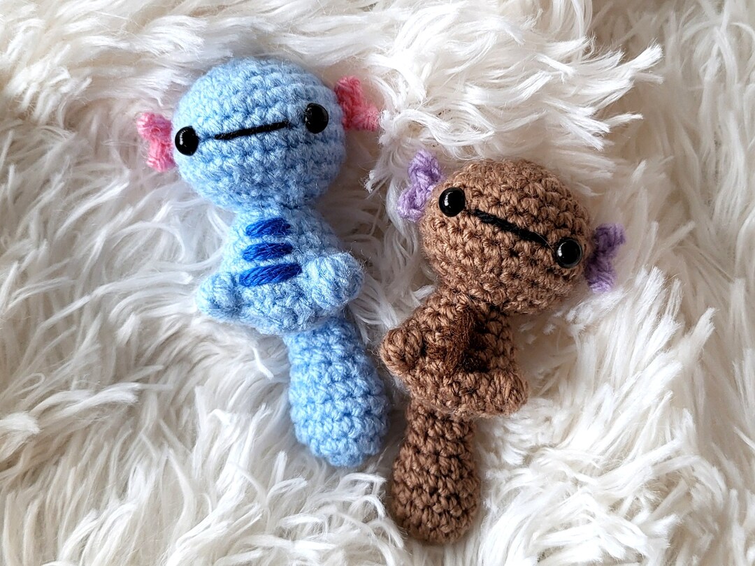 Amigurumi Mini Wooper Crochet Pokemon Keychain Handmade Gift - Etsy