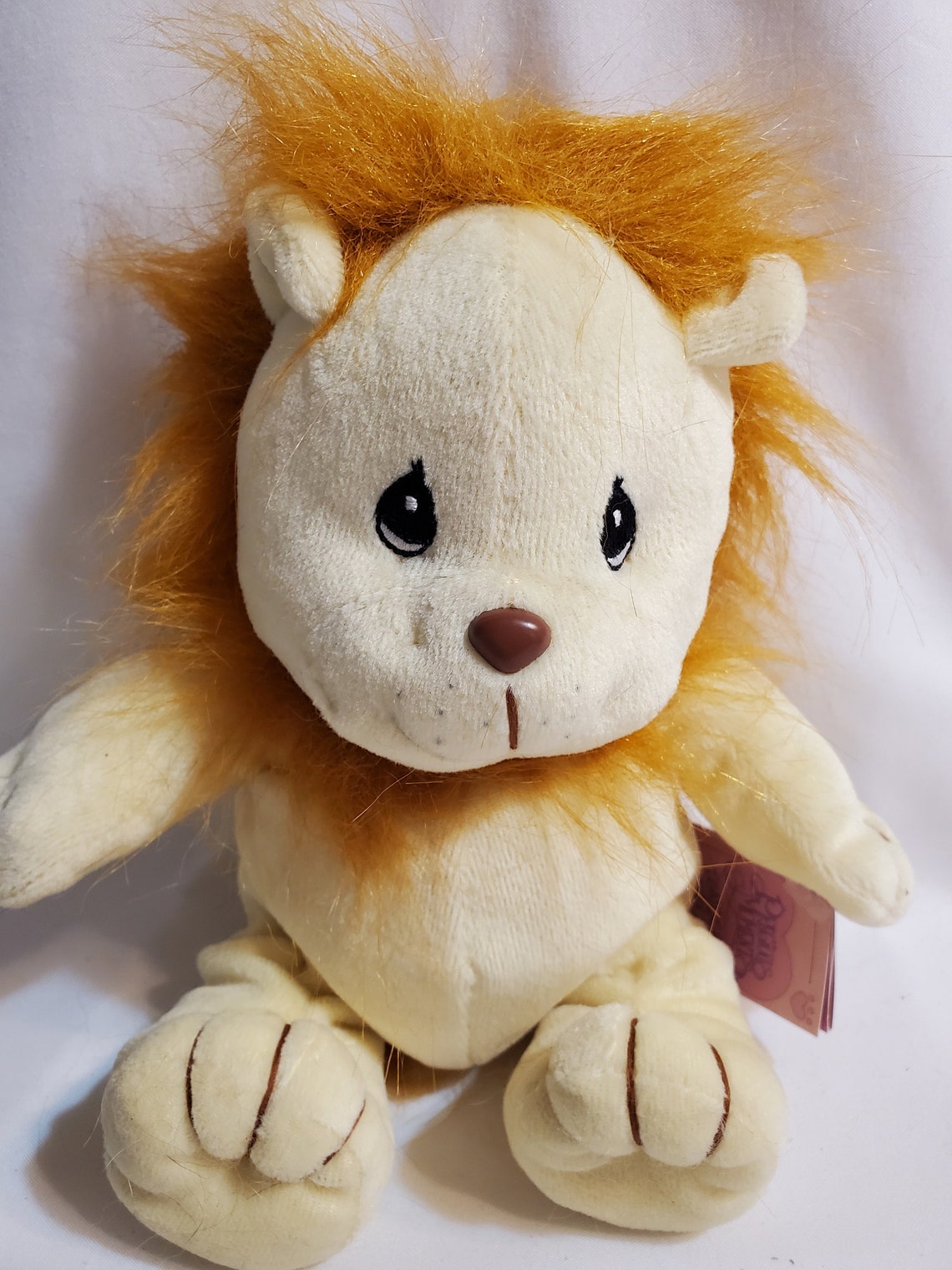 1997 Precious Moments Tender Tails Beanies Set of 3 Lion, Bear & Horse ...