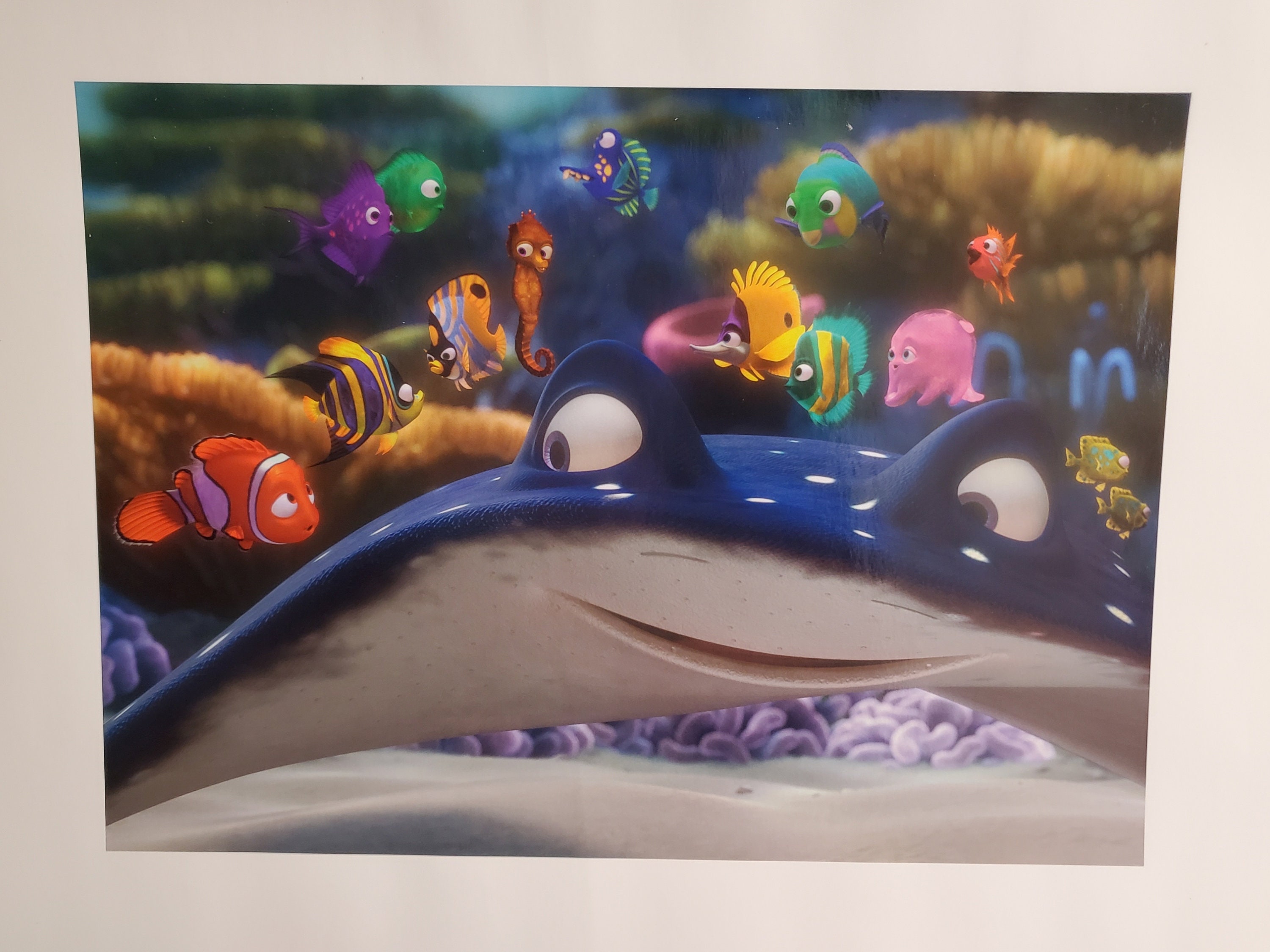 Disney & Pixar finding Nemo Lithograph Portfolio - Etsy