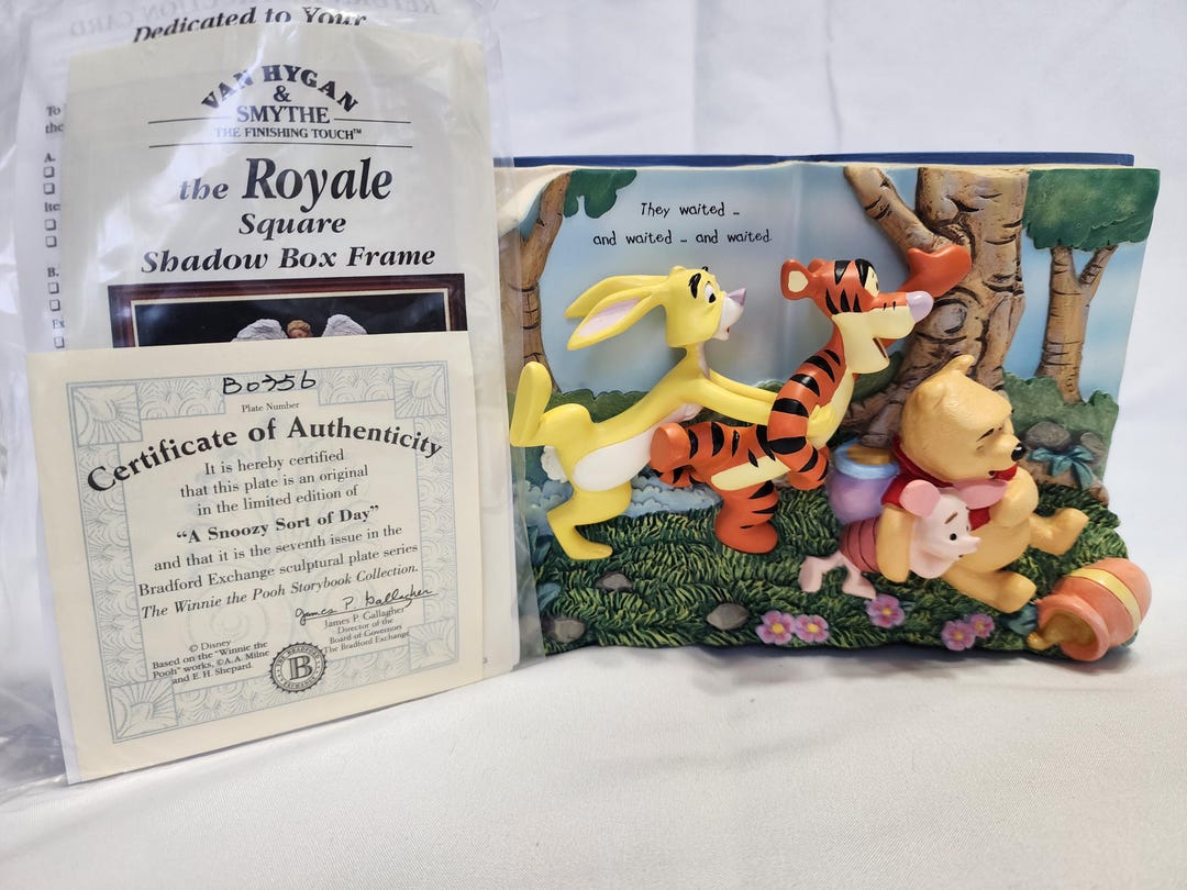 Winnie the Pooh Storybook Collection a Snoozy Sort of Day Plate 7th in ...