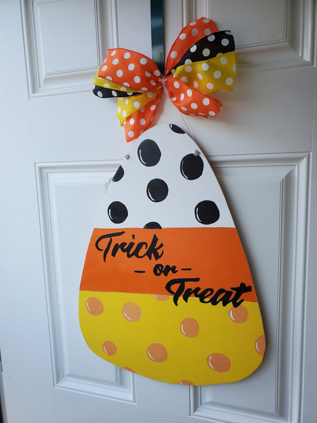 Candy Corn Door Hanger - Etsy