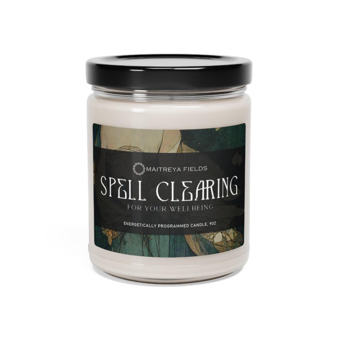 Spell Clearing Soy Candle, 9oz - Etsy