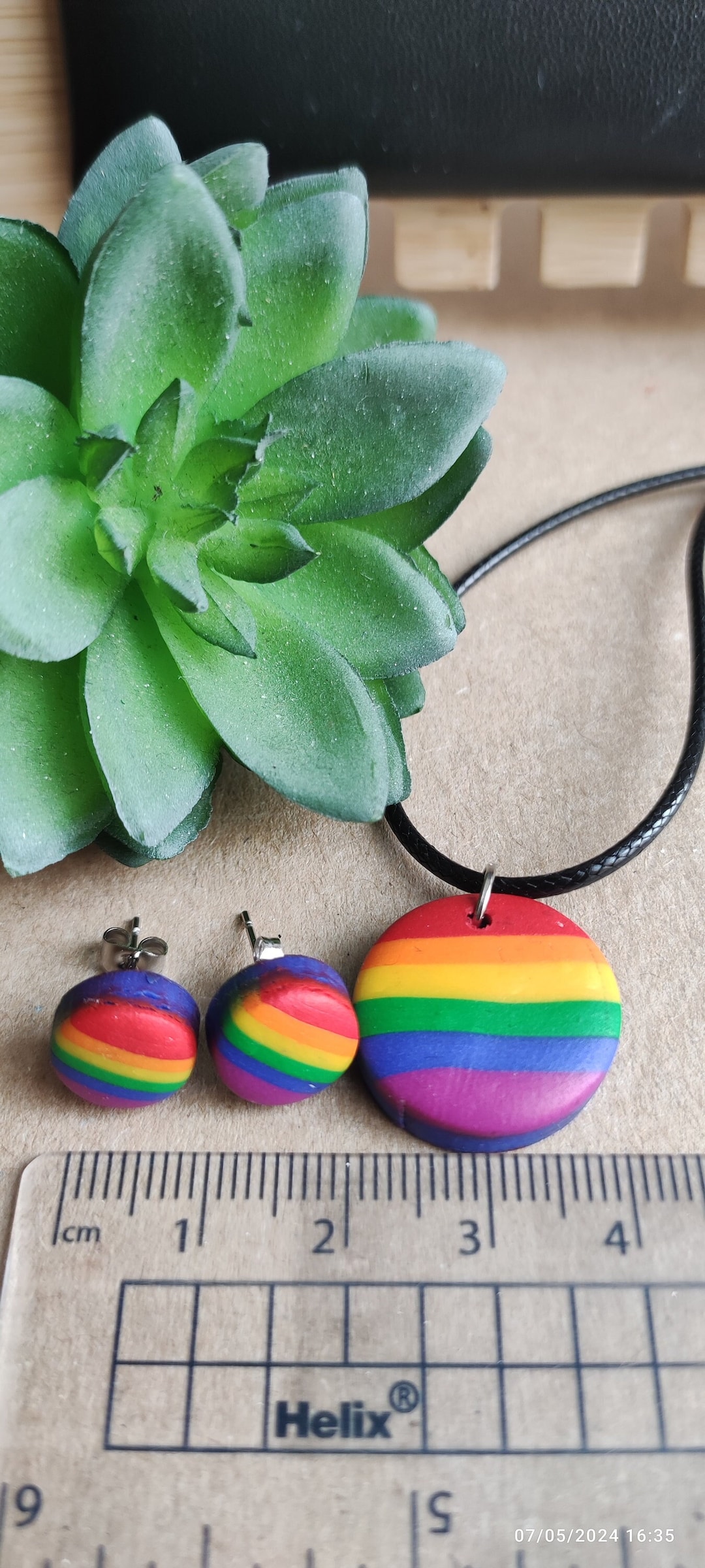 Rainbow Pride Jewelry Set - LGBT Flags Necklace & Earrings. LGBT Flags ...