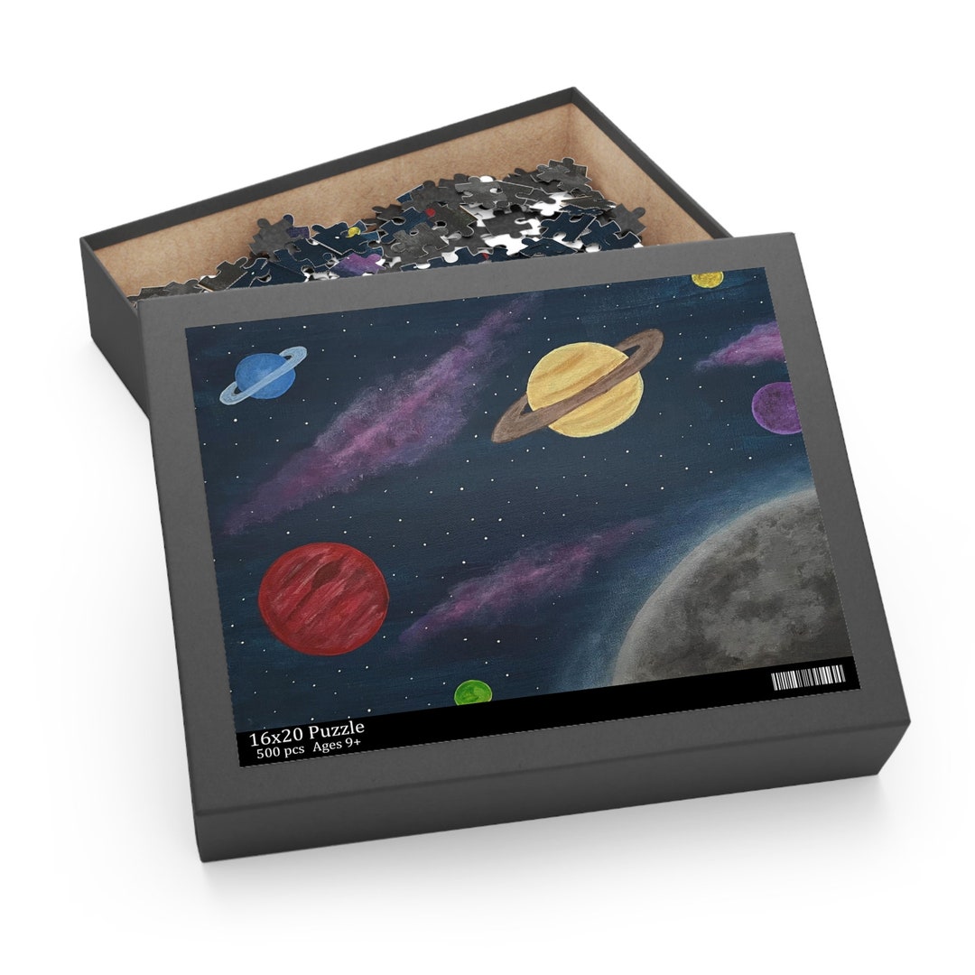 Puzzle Space, Solar System, (120, 252, 500-piece) , Moon and Planet ...