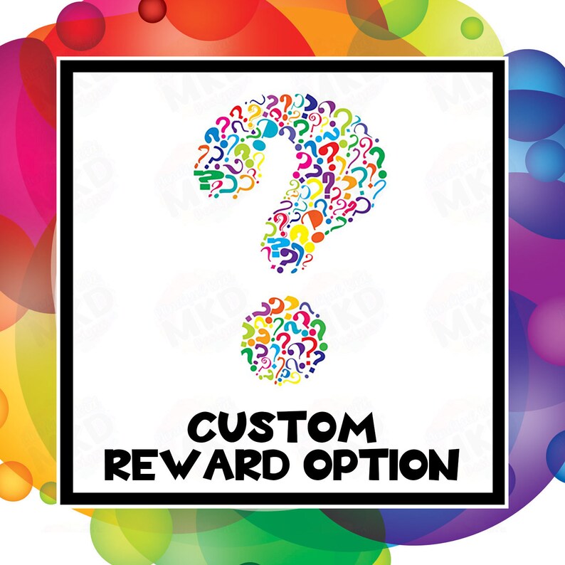 Custom Reward Options for Behavior Charts/reward Charts/token Boards ...