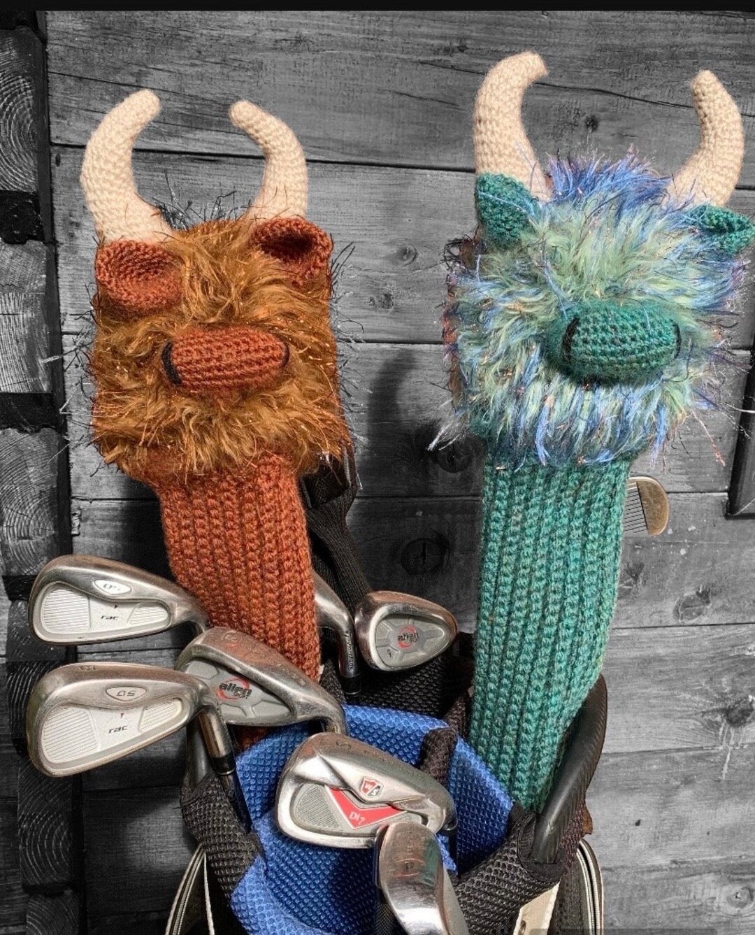 Highland Cow Golf Club Cover - Etsy