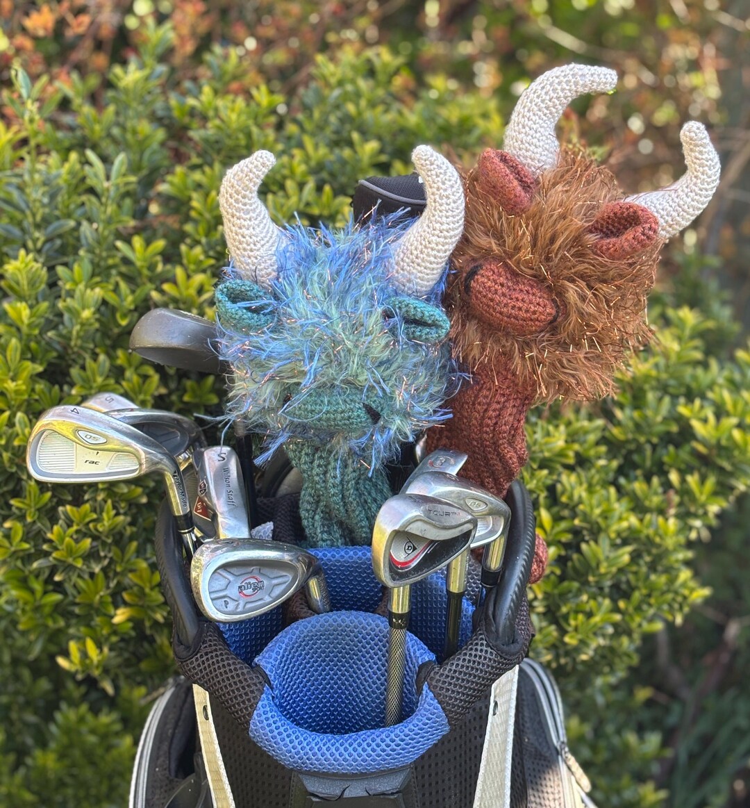 Highland Cow Golf Club Cover - Etsy UK