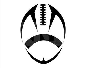 Football Outline SVG Cut File, American Football, Custom Football ...