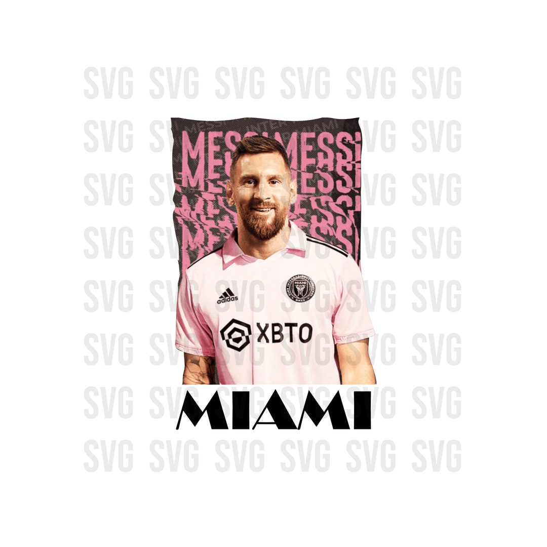 Messi Svg, Messi Miami PNG, PNG High Res, Messi Print File, Messi Miami ...