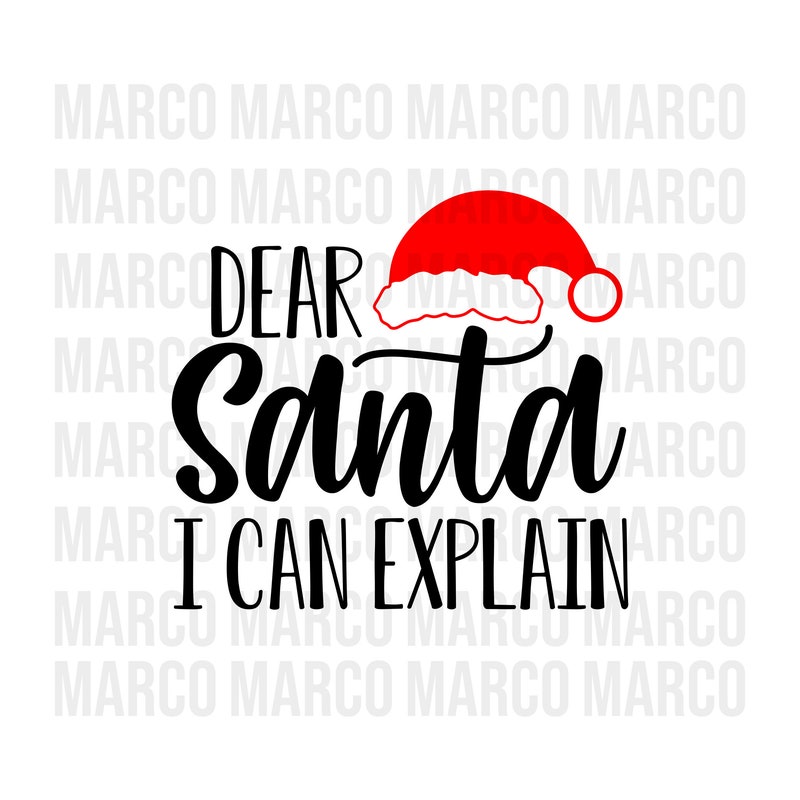 Santa I Can Explain Card - Etsy