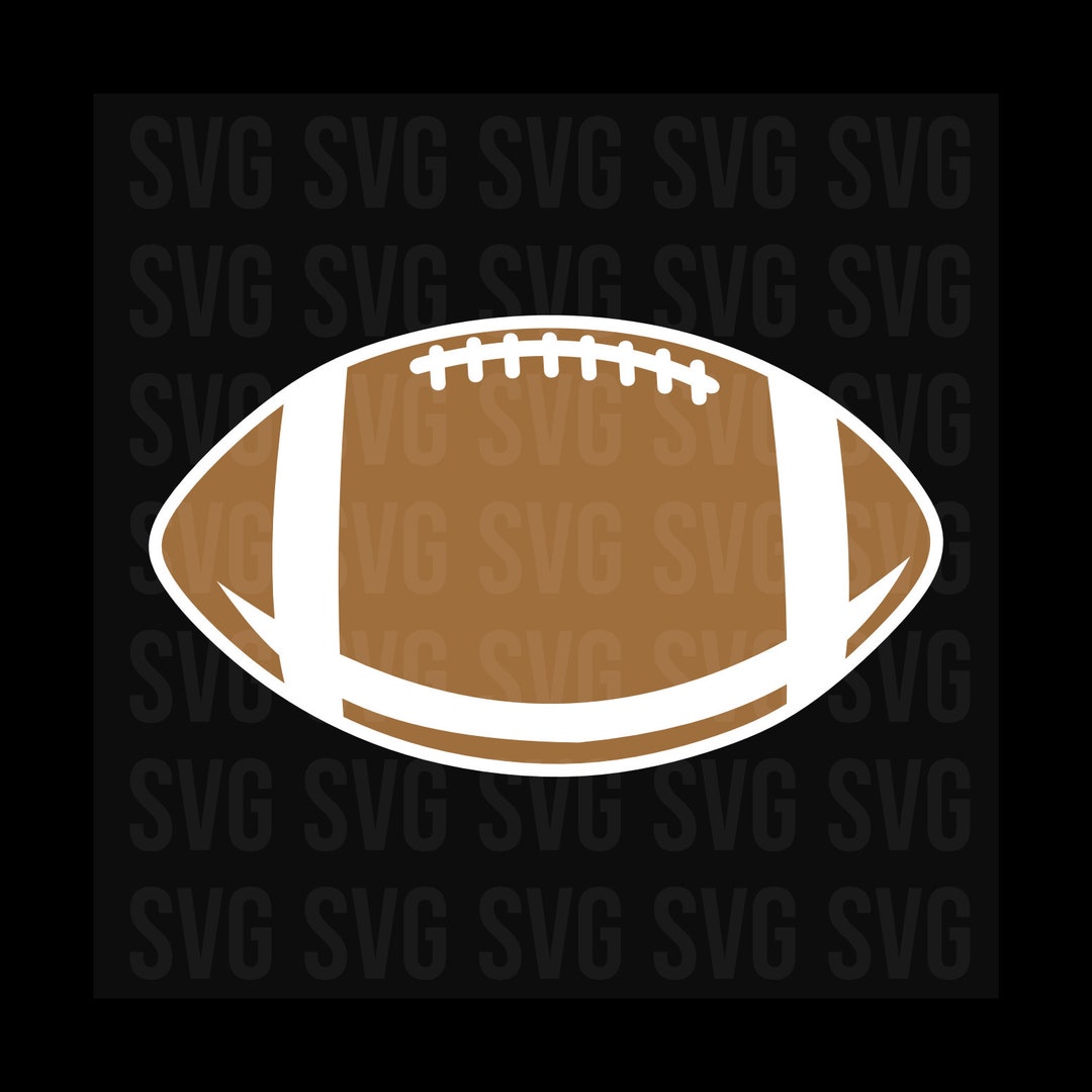 Football 2 Color Svg, Football Svg, Two Color Sports Balls Svg ...
