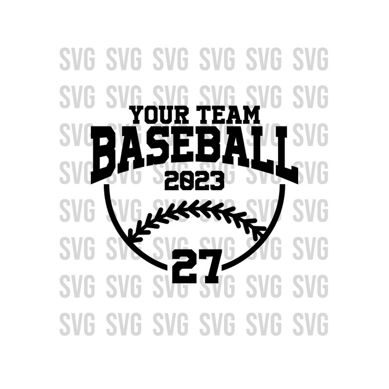 Half Baseball Svg - Etsy
