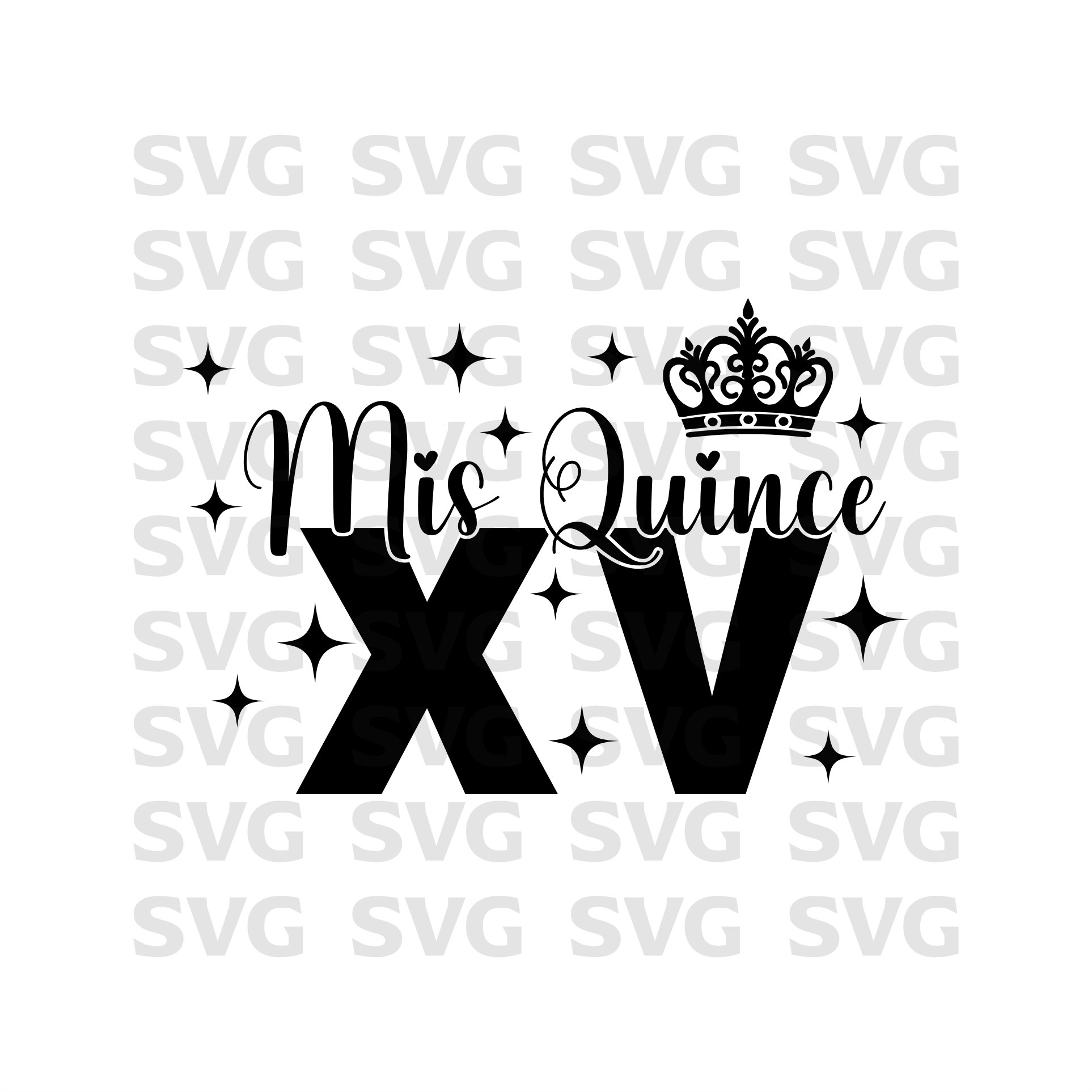Mis Quince SVG, Mis XV, Quinceañera SV, Spanish Quotes, Spanish ...
