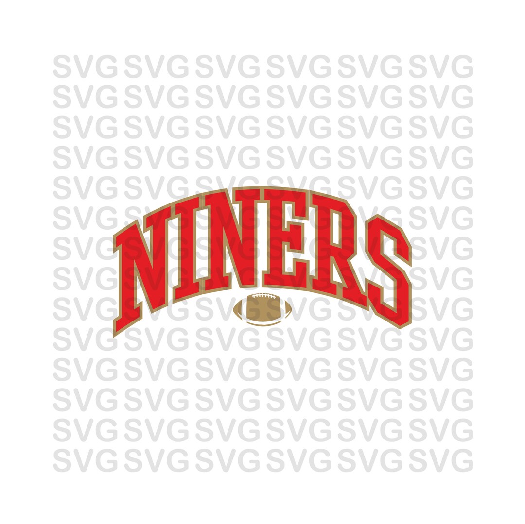 Niners Svg, Football Svg, Custom Football Svg, College Svg, Gameday Svg ...