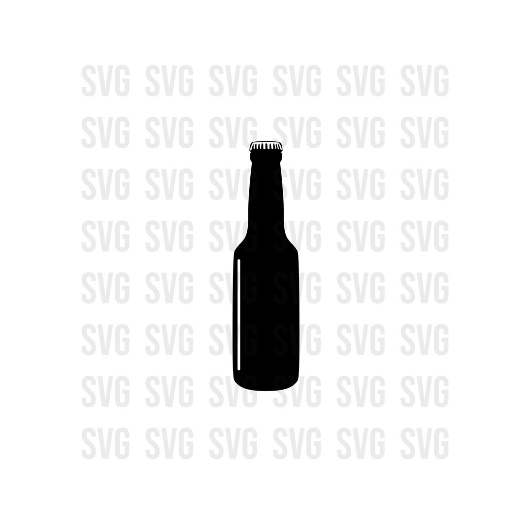 Beer Bottle Svg, Beer Svg, Drinking Svg, Beer Bottle Silhouette Dxf ...