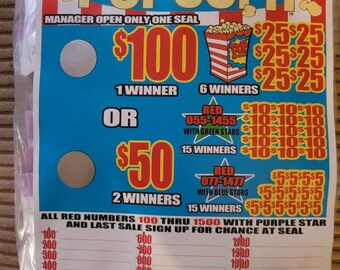 Pull Tabs Tickets | Etsy