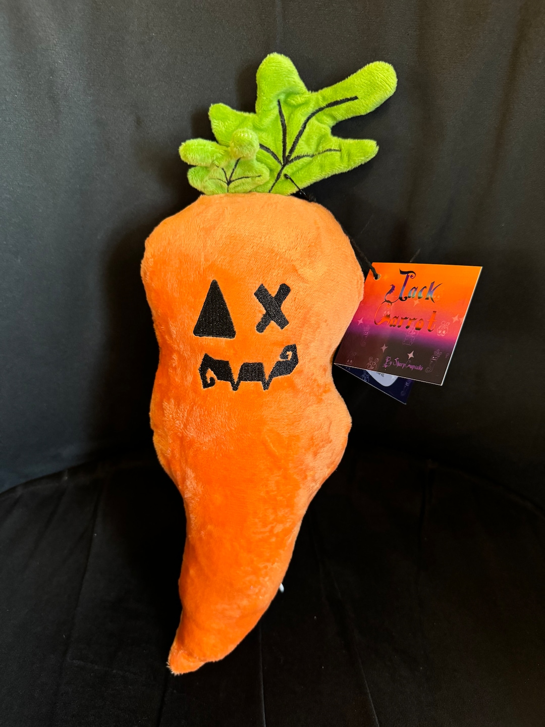 Jack the Jack-o-lantern Carrot Plush, Limited Edition, Goth, Gift - Etsy