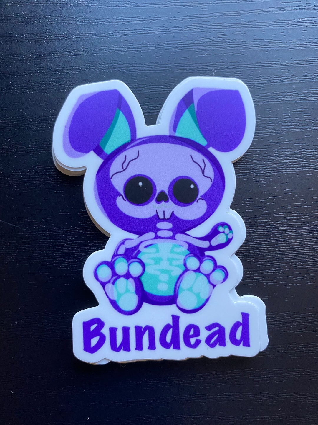 Bundead - Undead Bunny - Vinyl Sticker, Goth, Gift - Etsy