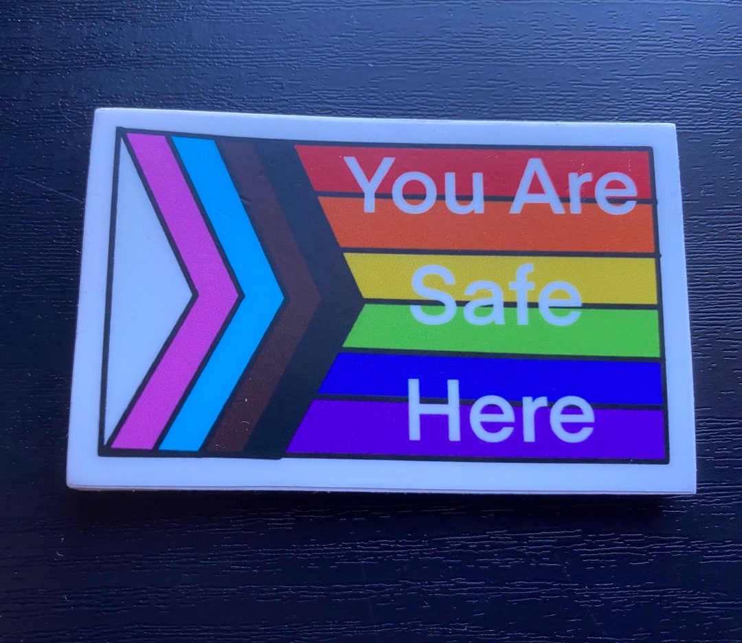 You Are Safe Here LGBTQ Vinyl Sticker - Etsy