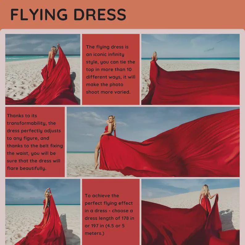 Elegant Flying Dress With Long Train, Satin off Shoulder Gown, Beach ...