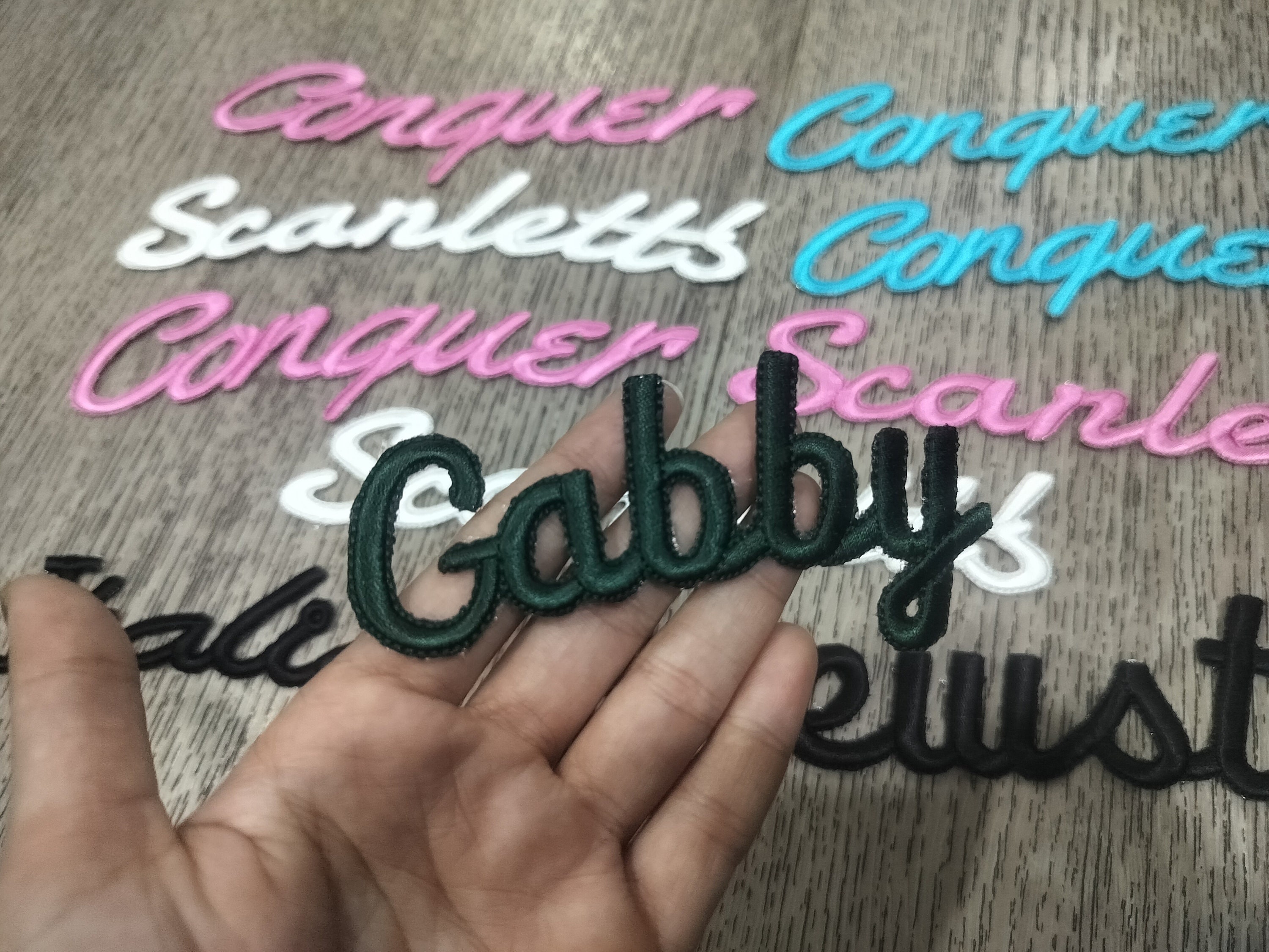 Name Patch, Personalized Name Patch, Iron on Name Patch, Embroidered ...