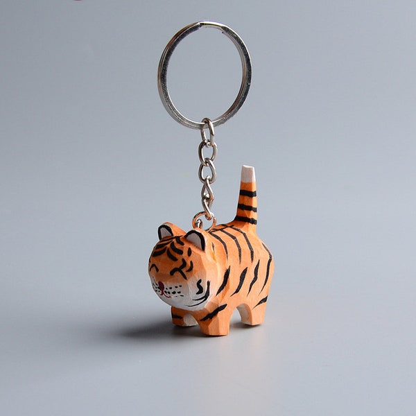 Wooden Keychain - Etsy