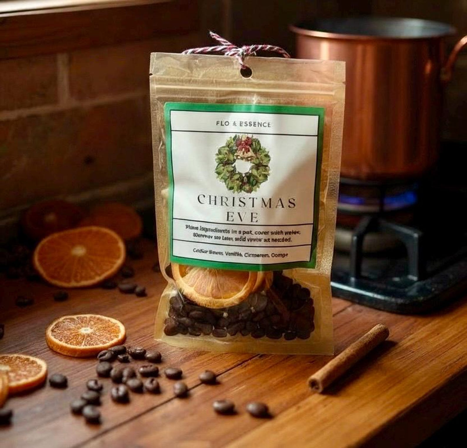Christmas Eve Simmer Pot Kit, Holiday Stovetop Potpourri - Etsy