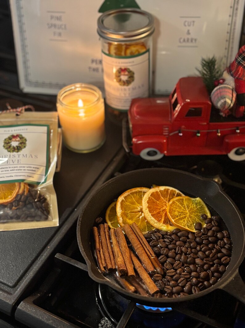 Christmas Eve Simmer Pot Kit, Holiday Stovetop Potpourri - Etsy
