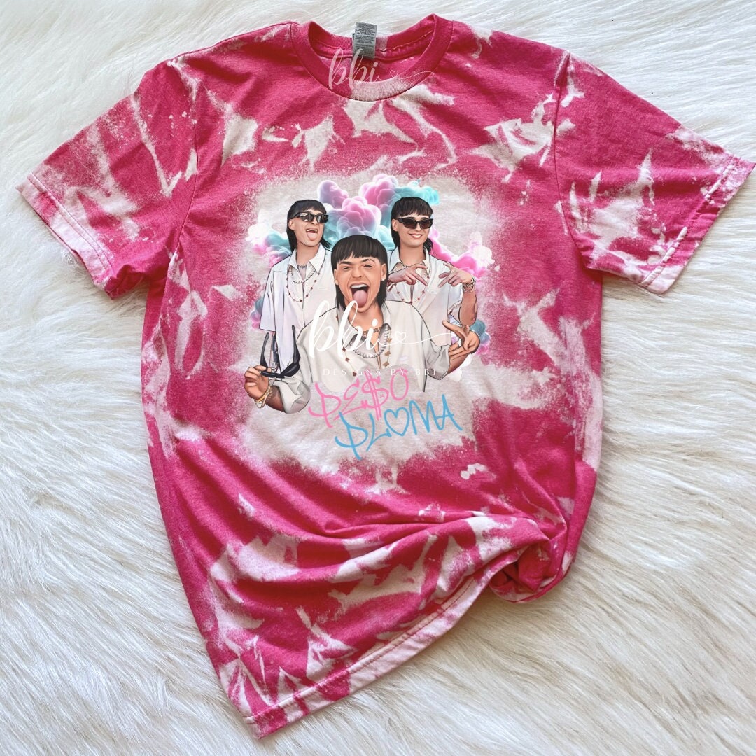 Peso Pluma T-shirt, Peso Pluma Tee, Peso Pluma Custom Bleached Tee - Etsy