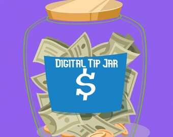 Digital Tip Jar Twitch - Etsy