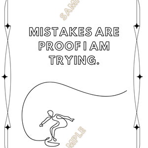 Colouring in Pages - Growth Mindset Quotes - Etsy