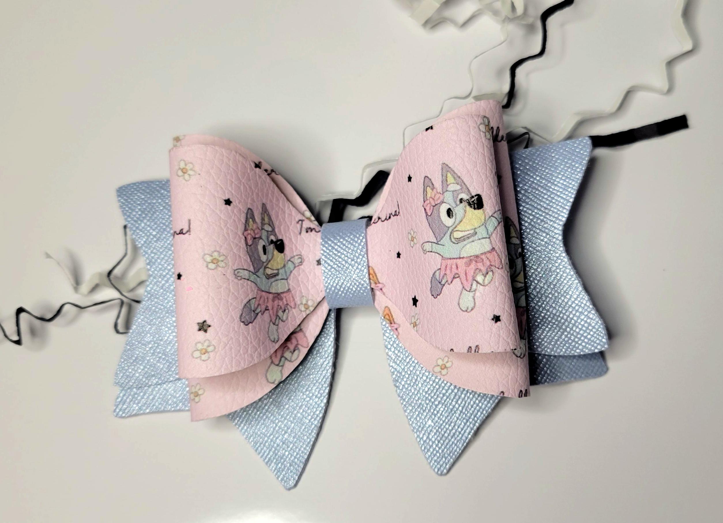 Bluey Hair Bow: Toddler Hair Clip - Etsy