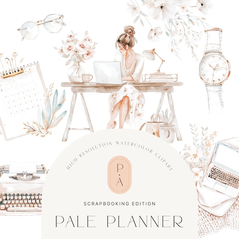 Planner Clipart - Etsy