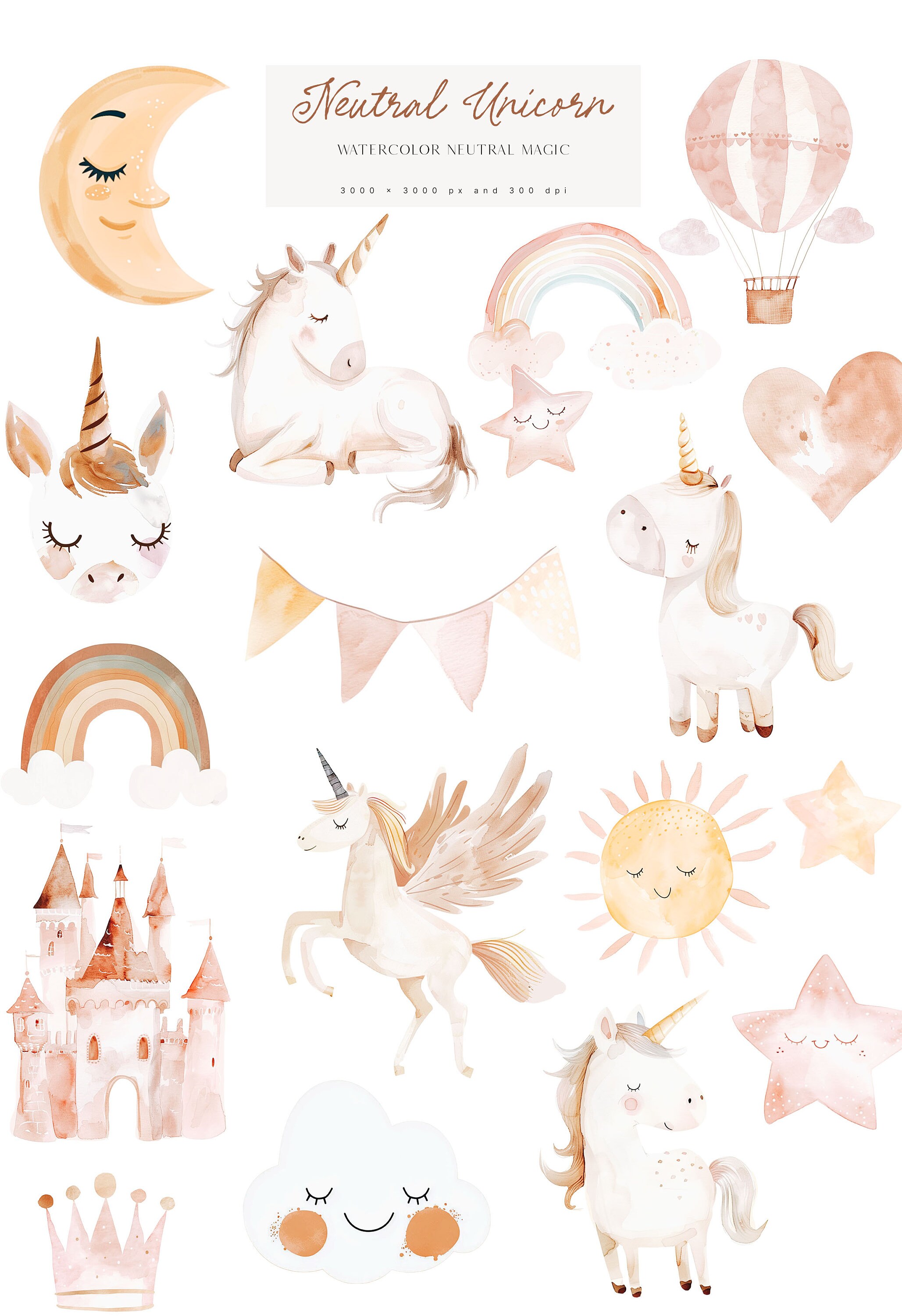 Neutral Unicorn Clipart Neutral Clipart Unicorn & Pegasus Clipart ...